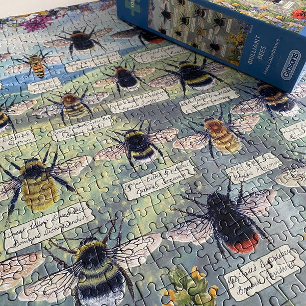 Brilliant Bees 1000 Piece Jigsaw Puzzle | Gibsons USA